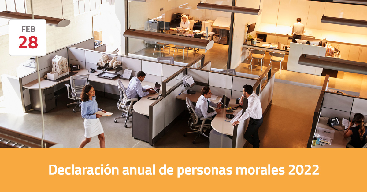 Declaración anual de personas morales 2022