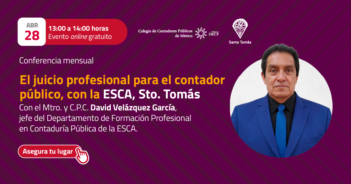 El juicio profesional para el Contador Público en colaboración con ESCA ...