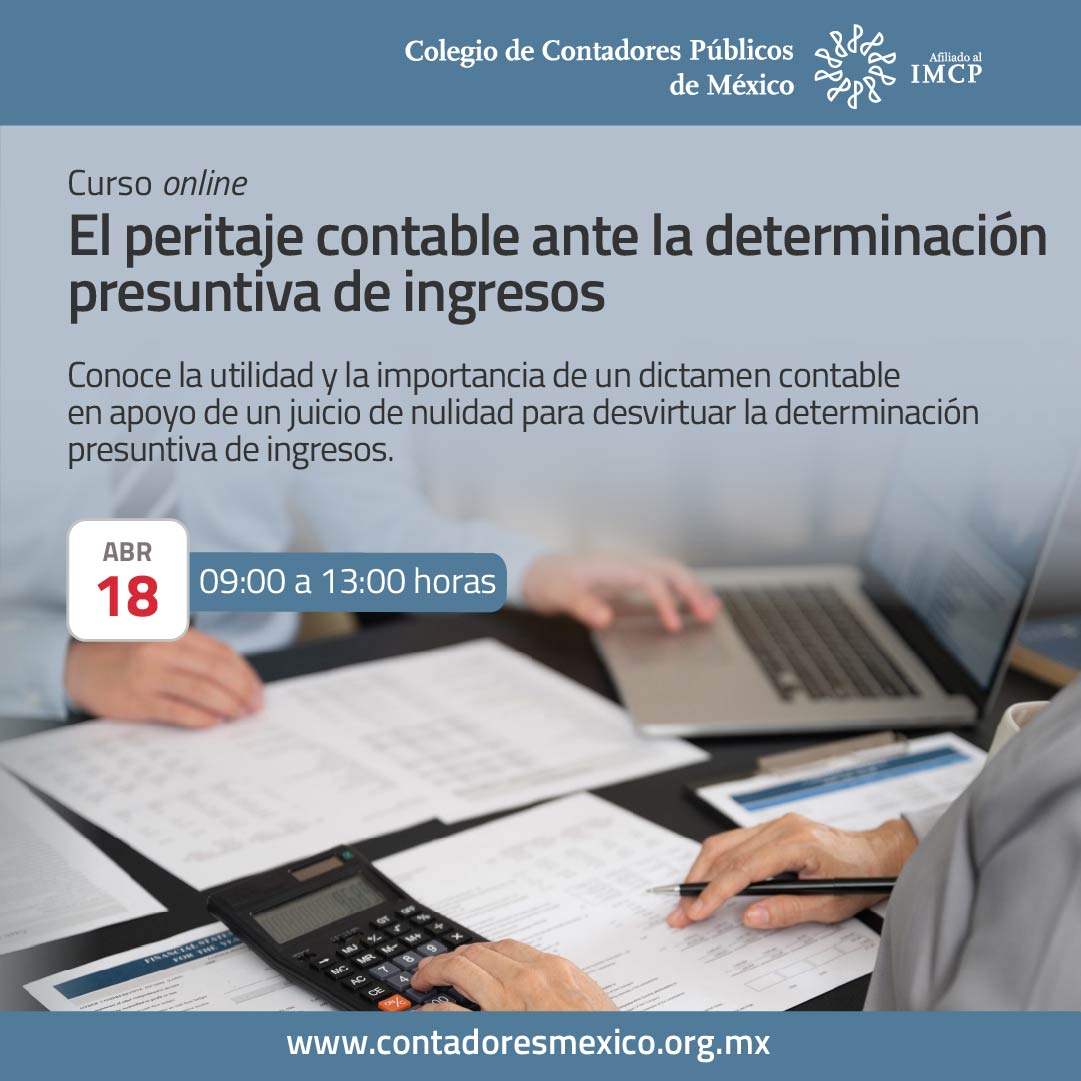 El peritaje contable ante la determinación presuntiva de ingresos