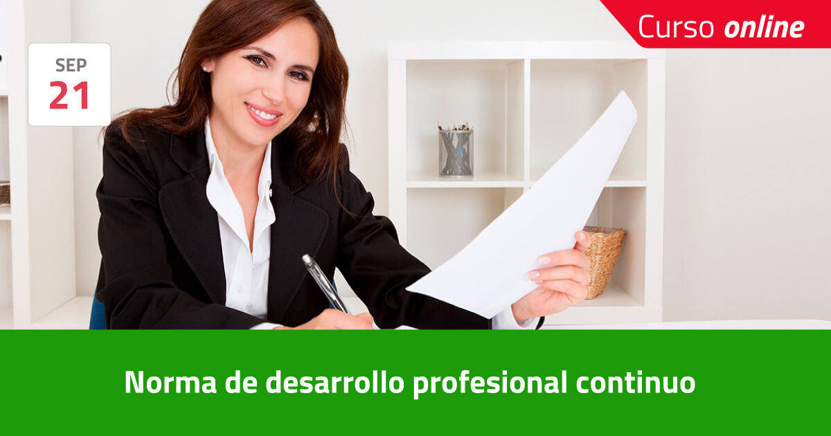 Norma de desarrollo profesional continuo