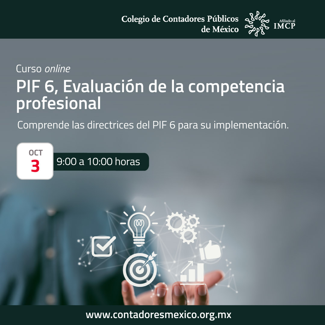PIF 6, Evaluación de la competencia profesional