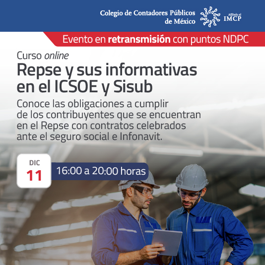 Repse y sus informativas en el ICSOE y SISUB