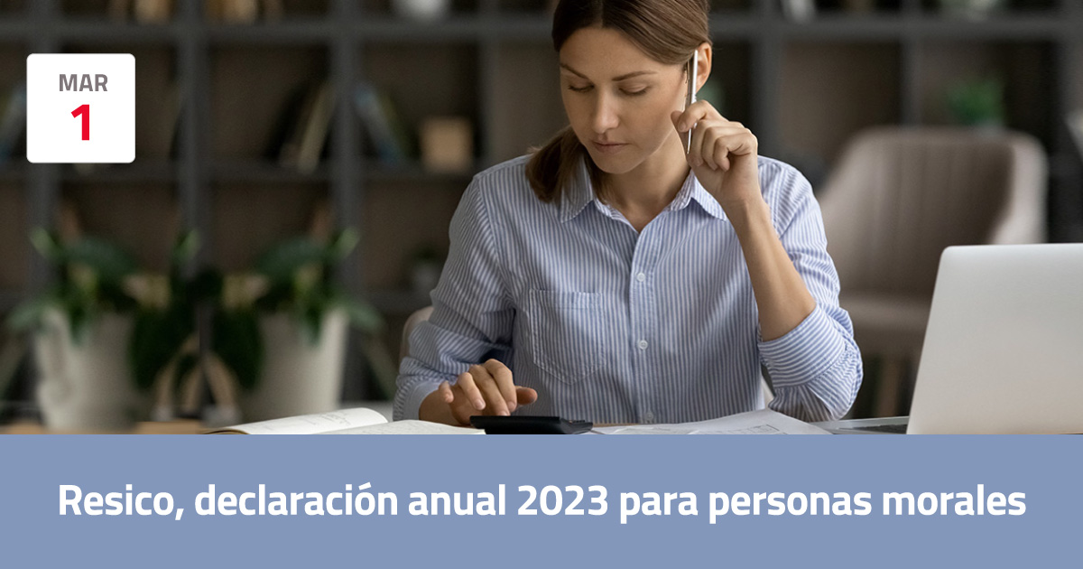 Resico Declaración Anual 2023 Para Personas Morales