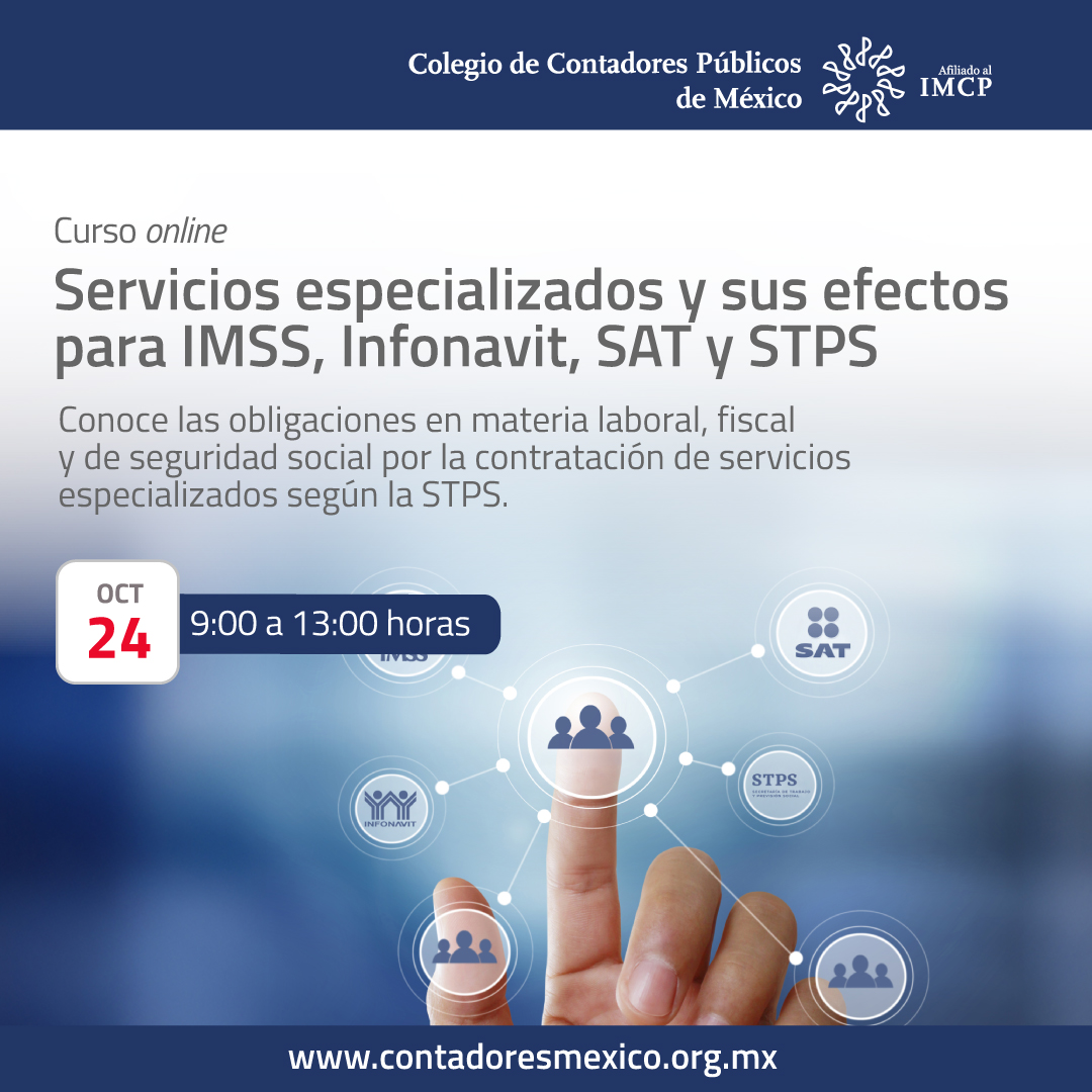 Servicios especializados y sus efectos IMSS, Infonavit, SAT y STPS